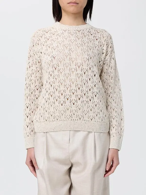 Eleventy Cotton And Linen Knit Sweater