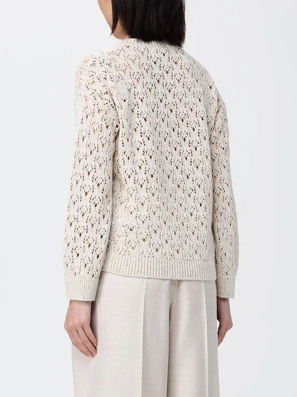 Eleventy Cotton And Linen Knit Sweater