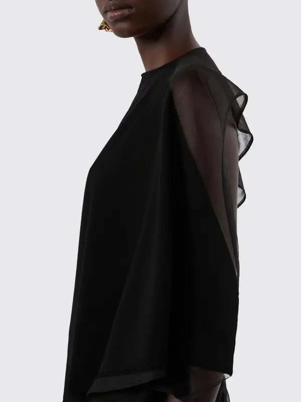 Sportmax Asymmetric Viscose Blend Top