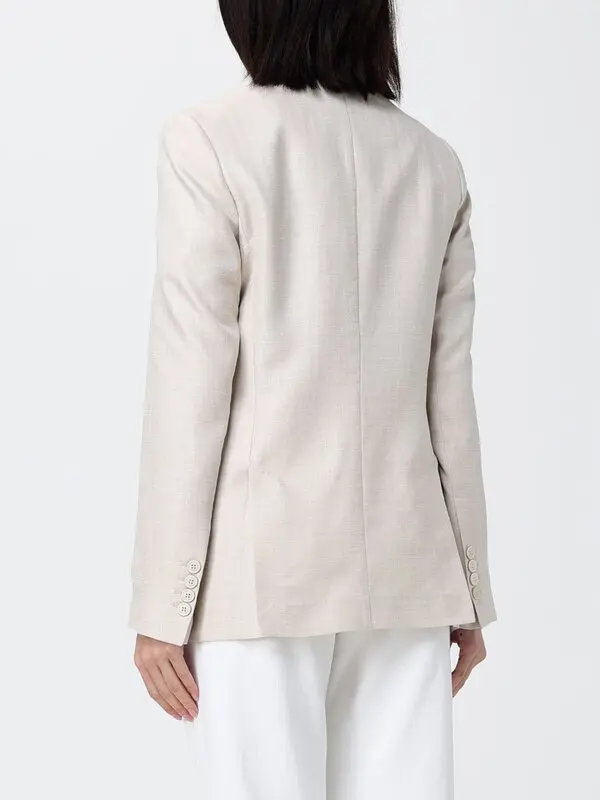 Eleventy Double Breasted Blazer In Virgin Wool Blend