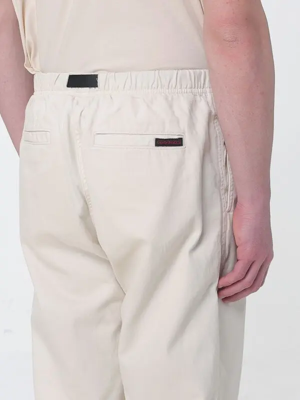 Gramicci Cotton Trousers With Drawstring Waist - Grey