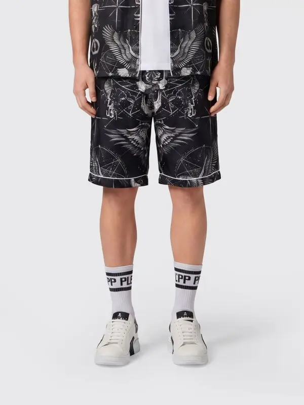 Philipp Plein Printed Relaxed Fit Shorts