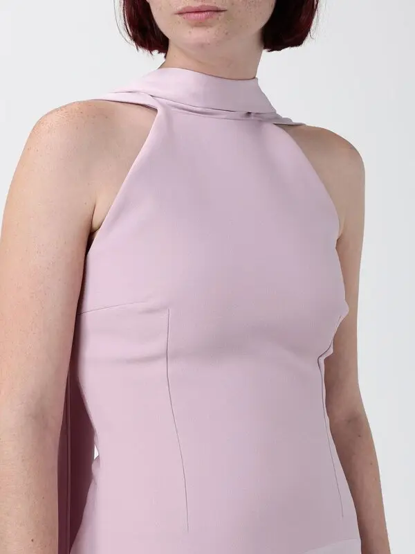 Solace London Elegant Crêpe Dress
