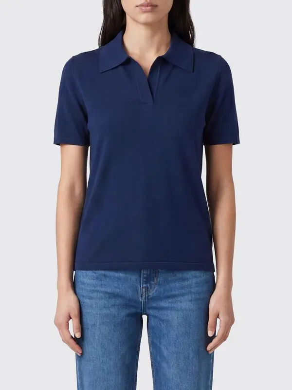 ROBERTO COLLINA Basic Viscose Blend Polo Shirt - Black