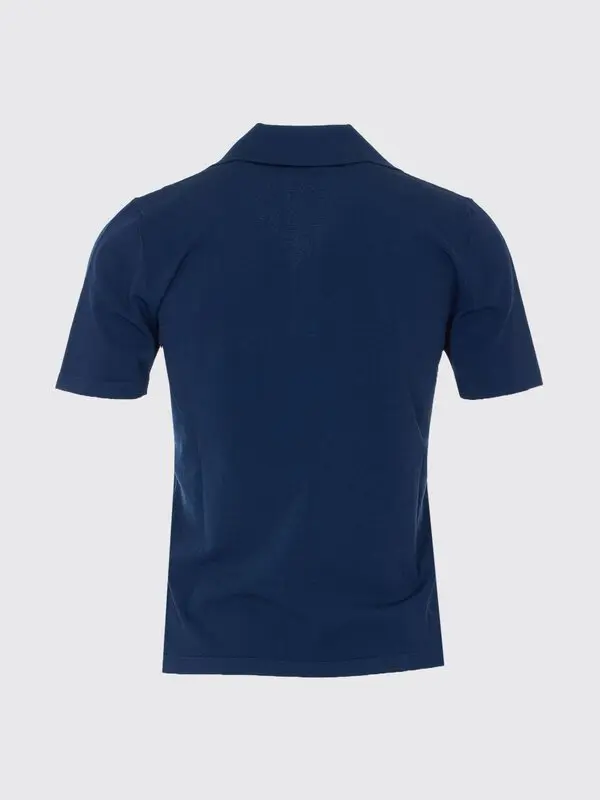 ROBERTO COLLINA Basic Viscose Blend Polo Shirt - Black