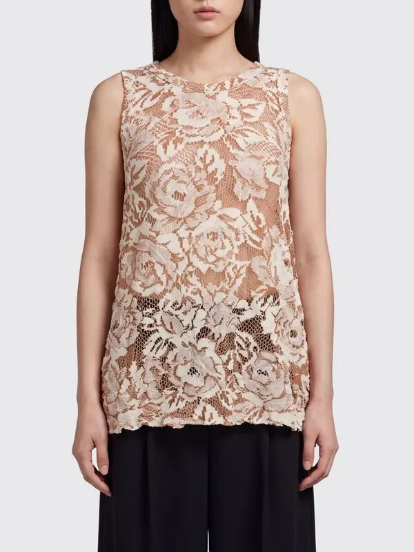 Comme Des Garçons Off-the-shoulder Lace Top