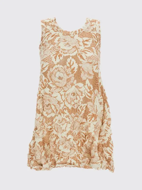 Comme Des Garçons Off-the-shoulder Lace Top