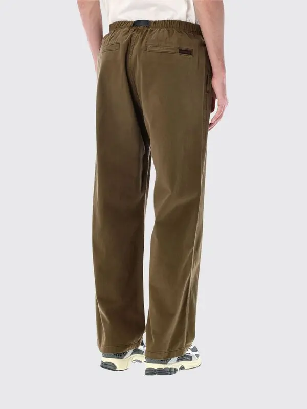 Gramicci Cotton Trousers With Drawstring Waist - Mud