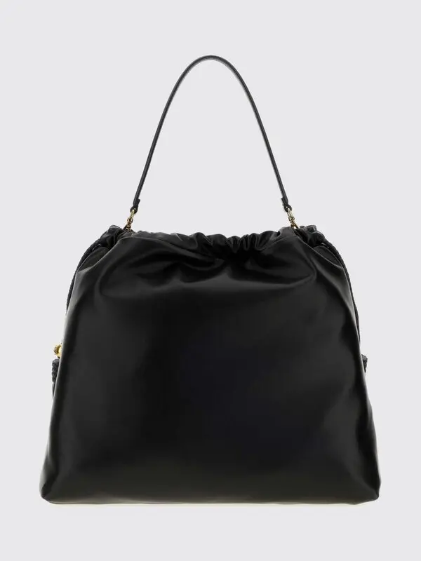 Etro Kalispera Smooth Lambskin Leather Bucket Bag With Tassels