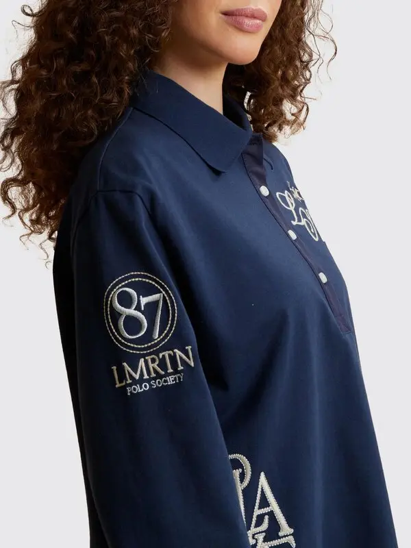LA MARTINA Long Sleeve Cotton Polo Shirt