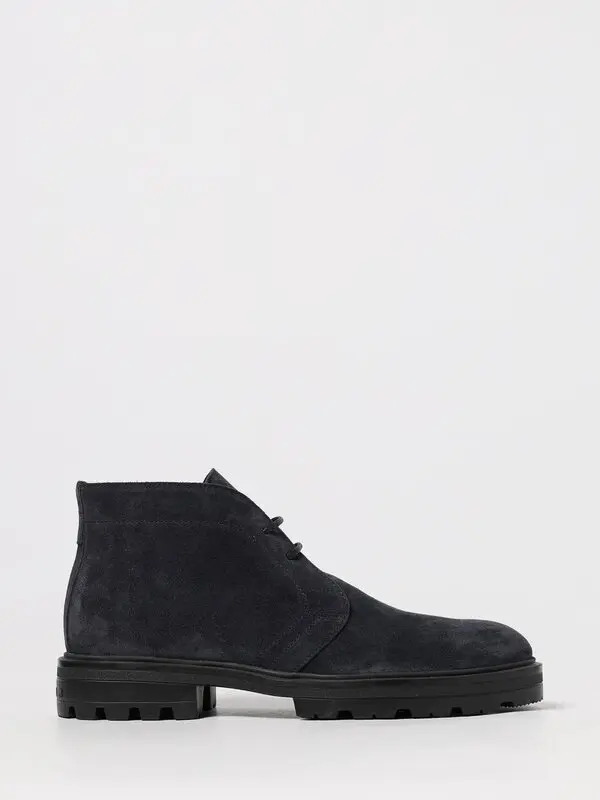 Hogan Lace-up Suede Ankle Boots