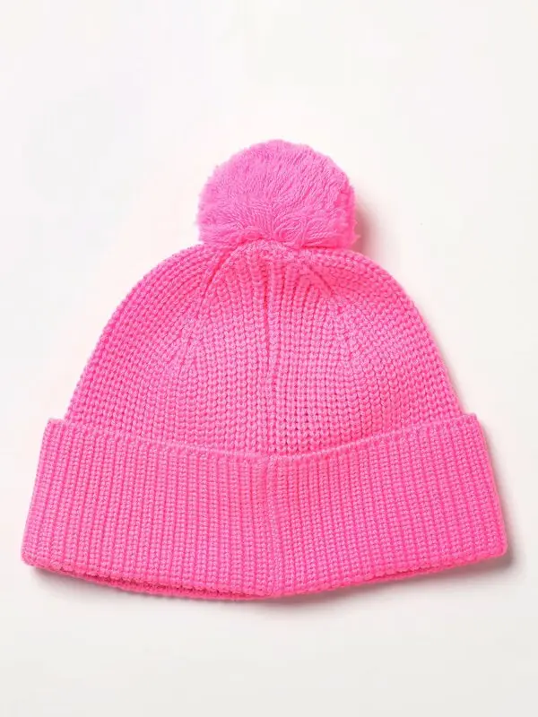 Vivetta Beanie With Heart Detail - Pink