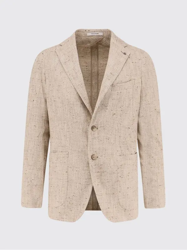 Tagliatore Cotton And Silk Single-breasted Blazer
