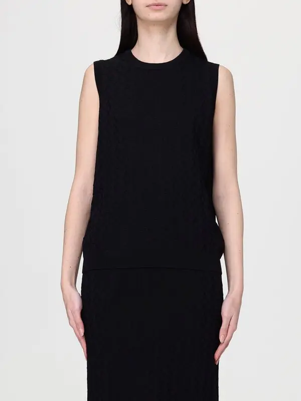 Armani Exchange Sleeveless Textured Top