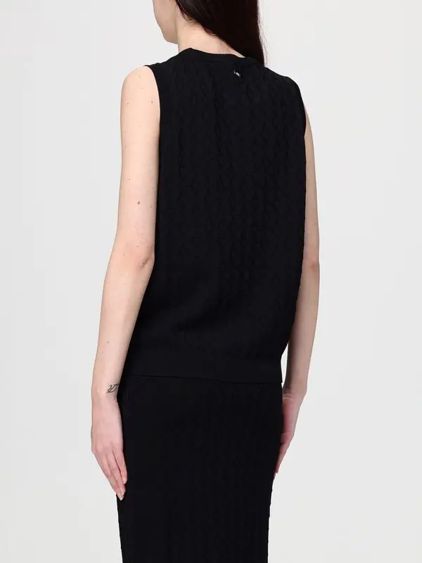 Armani Exchange Sleeveless Textured Top