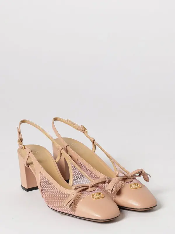 Valentino Garavani Slingback Heels With Bow Detailing
