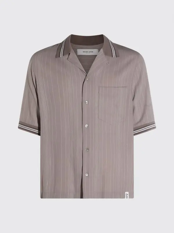 GOLDEN GOOSE Virgin Wool And Viscose Shirt