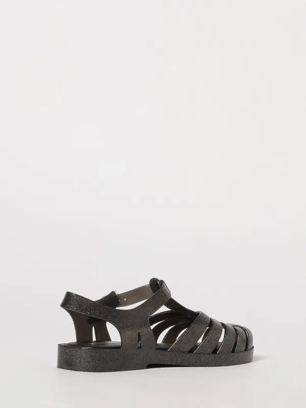 Melissa Possession Glitter Pvc Fisherman Sandals - Black