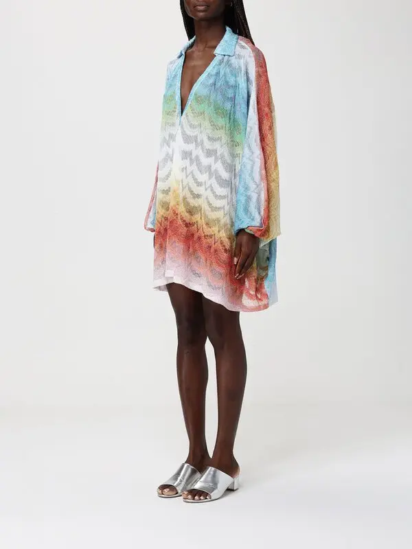Missoni Viscose And Lurex Blend Kaftan Dress