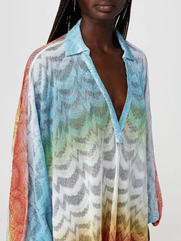 Missoni Viscose And Lurex Blend Kaftan Dress