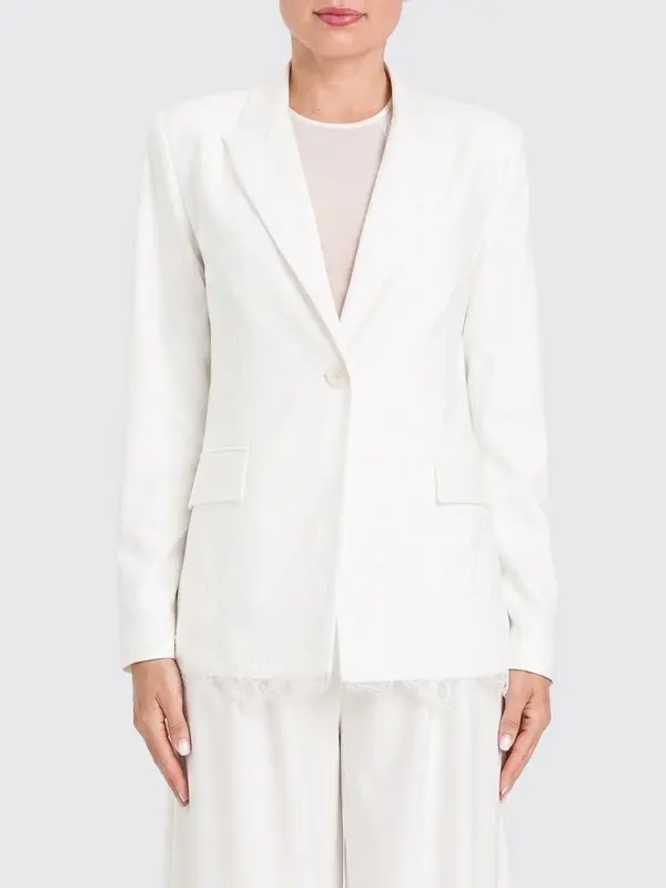 TWINSET Viscose Blend Single-breasted Blazer