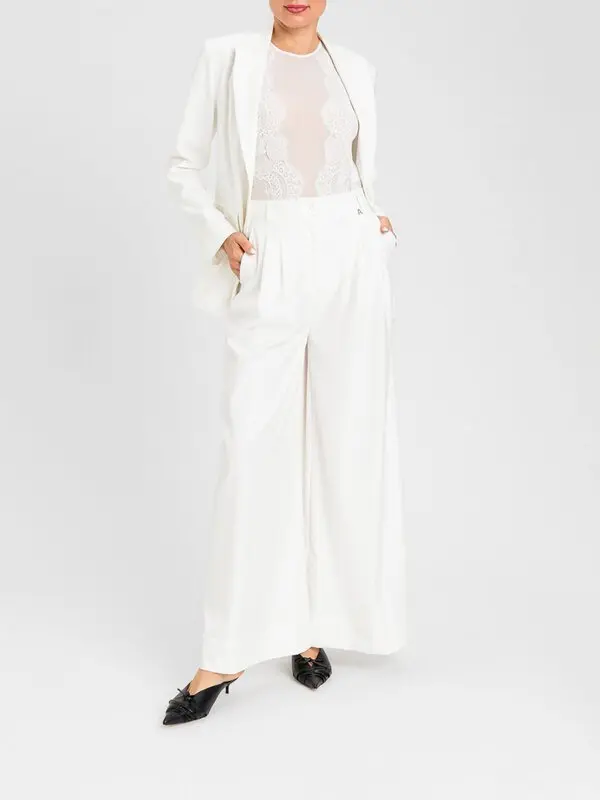 TWINSET Viscose Blend Single-breasted Blazer