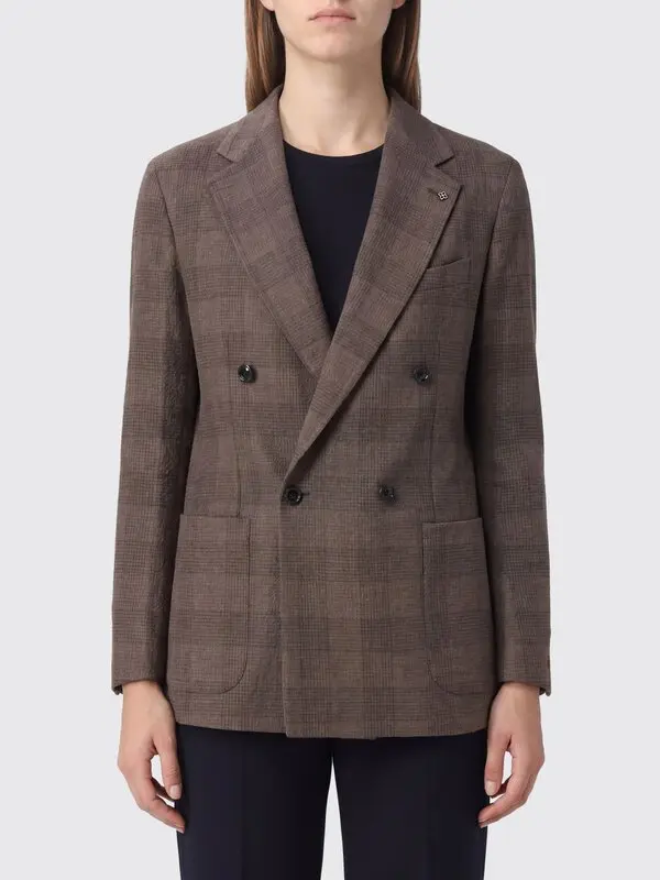 Tagliatore Double-breasted Checked Blazer