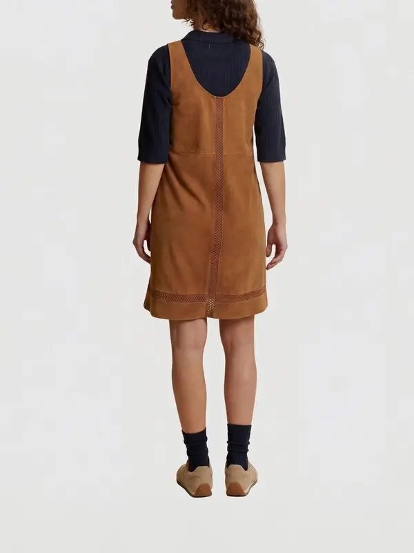 LA MARTINA Suede Mini Dress