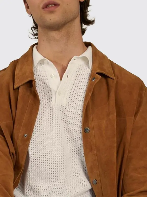 LA MARTINA Suede Overshirt