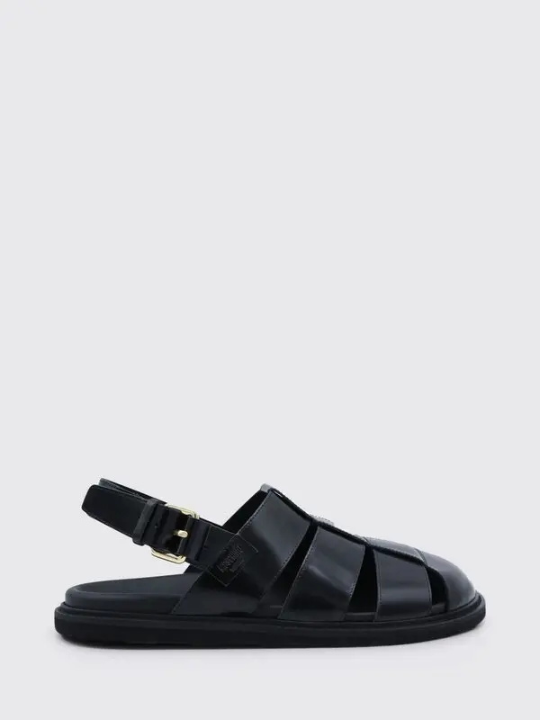 Moschino Perforated Leather Sandals