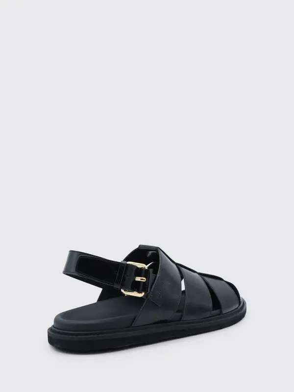 Moschino Perforated Leather Sandals