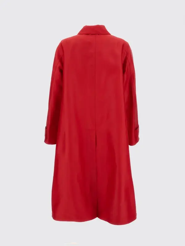 Ralph Lauren Long Double-breasted Silk-blend Coat