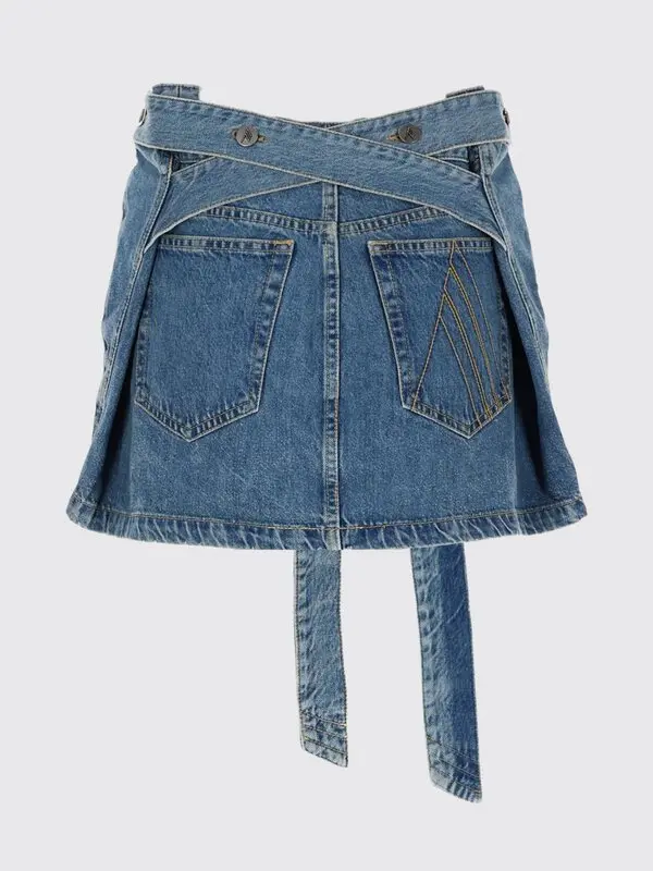 Attico Cotton Mini Skirt