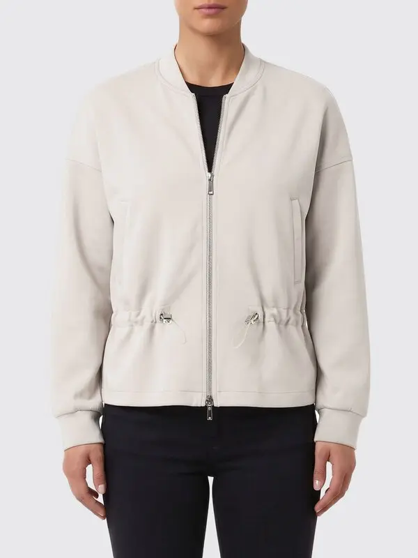 MOORER Cotton Blend Bomber Jacket