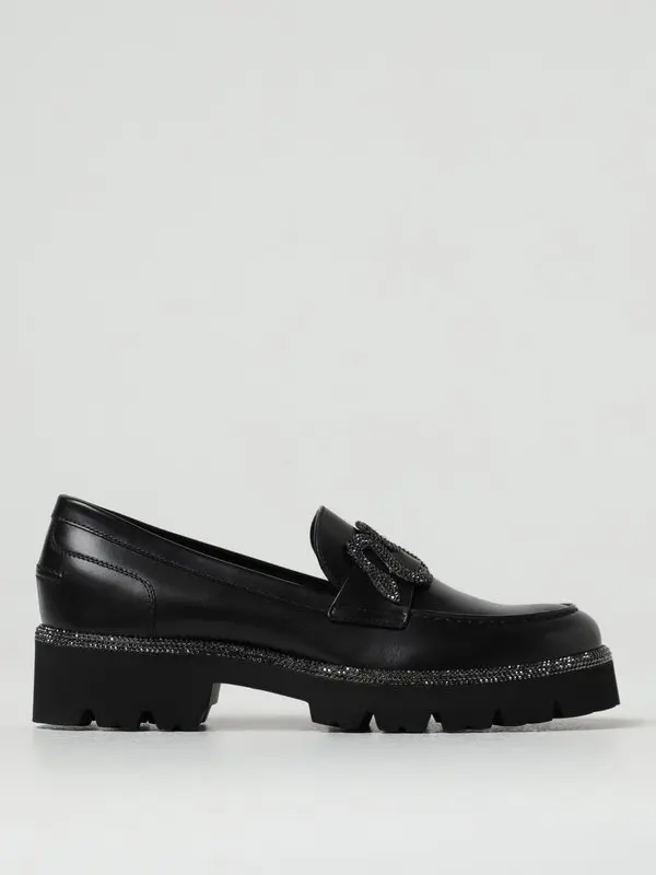 Rene Caovilla Loafers With Embellished Detail