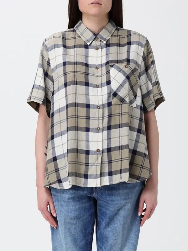 Barbour Cotton Casual Shirt With Check Print
