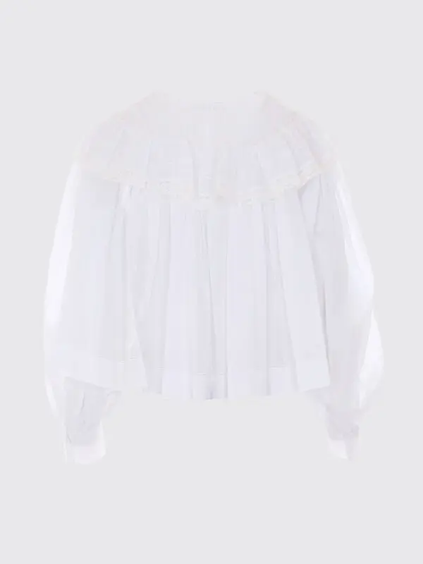 Chloé Cotton Shirt With Ruffles