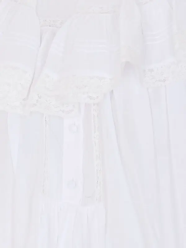 Chloé Cotton Shirt With Ruffles