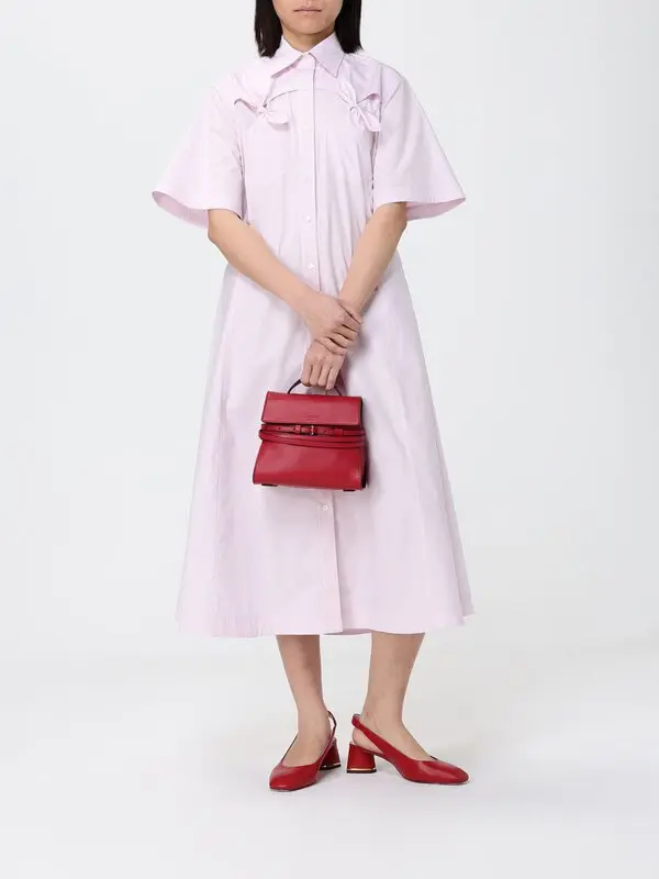 Moschino Cotton Midi Shirt Dress - Multicolor