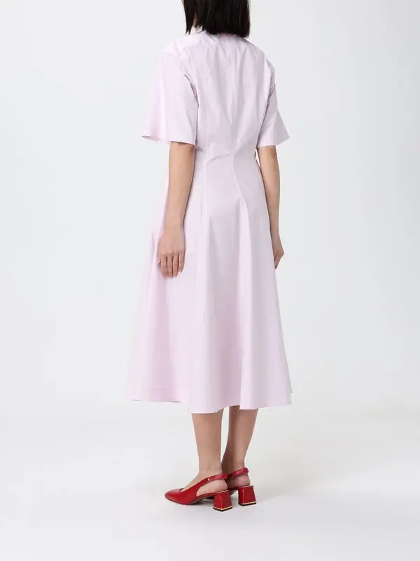 Moschino Cotton Midi Shirt Dress - Multicolor