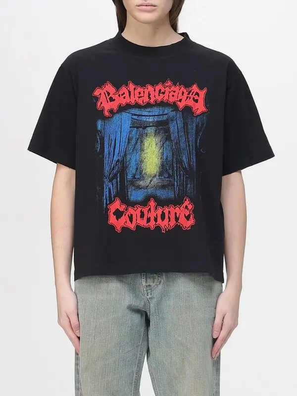 Balenciaga Printed Cotton T-shirts