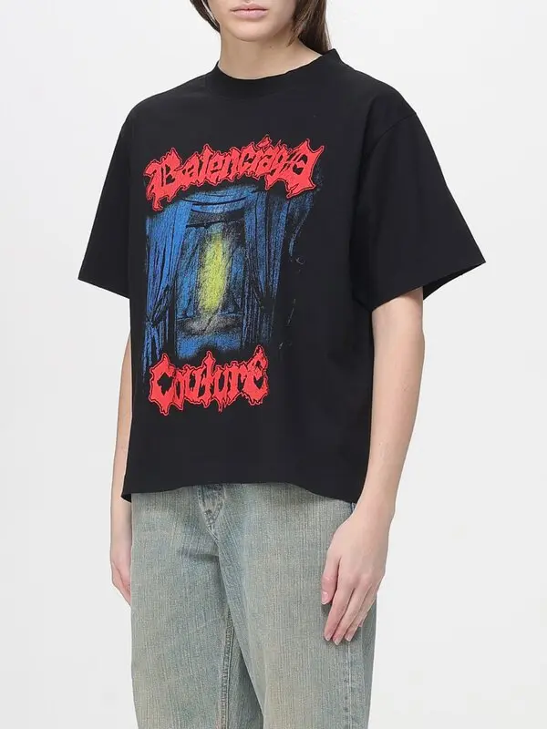 Balenciaga Printed Cotton T-shirts