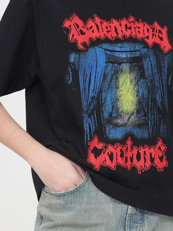 Balenciaga Printed Cotton T-shirts