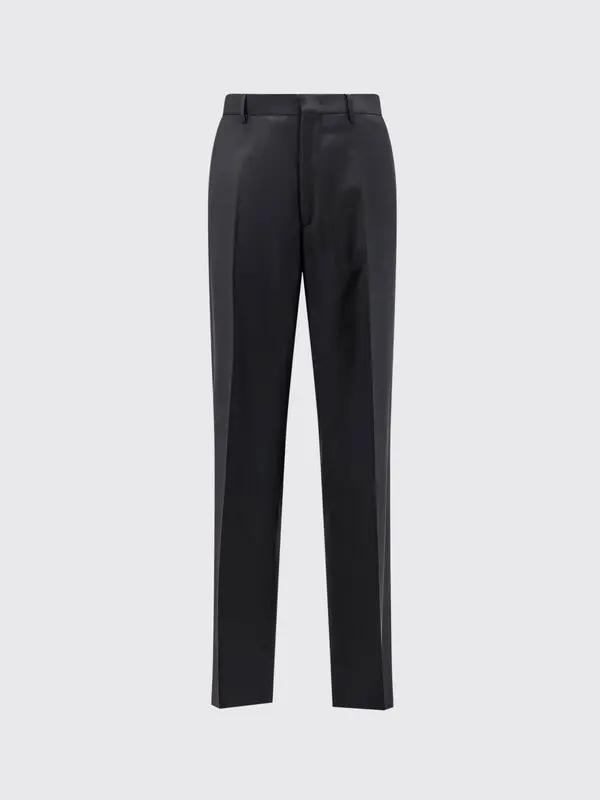 Tagliatore Wide Leg Tailored Trousers In Virgin Wool - Black