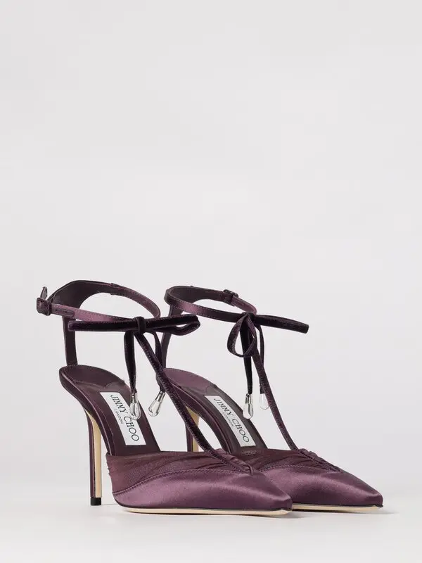 JIMMY CHOO Satin And Tulle Afia Pumps