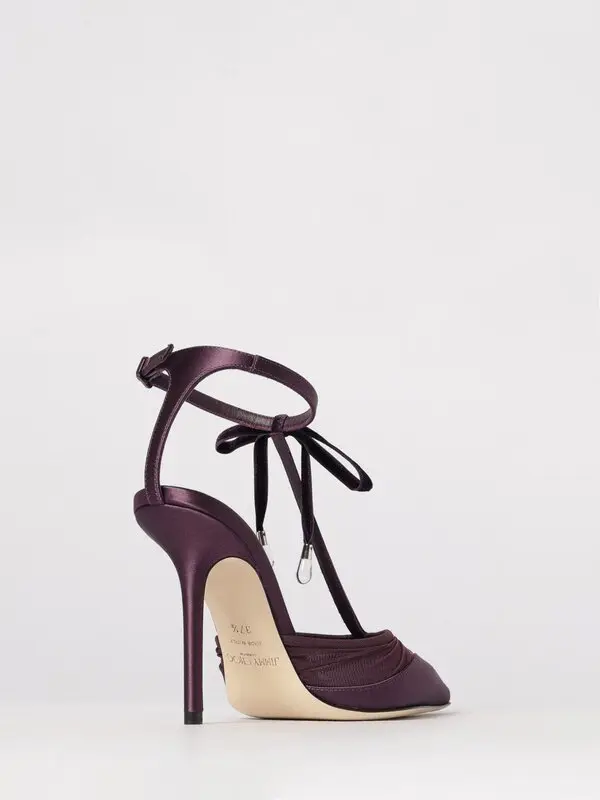 JIMMY CHOO Satin And Tulle Afia Pumps