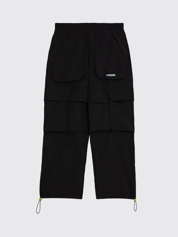 BARROW Cotton Cargo Trousers - Black