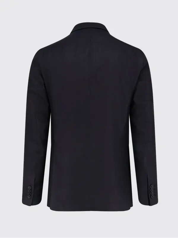 Tagliatore Double-breasted Virgin Wool Blend Blazer