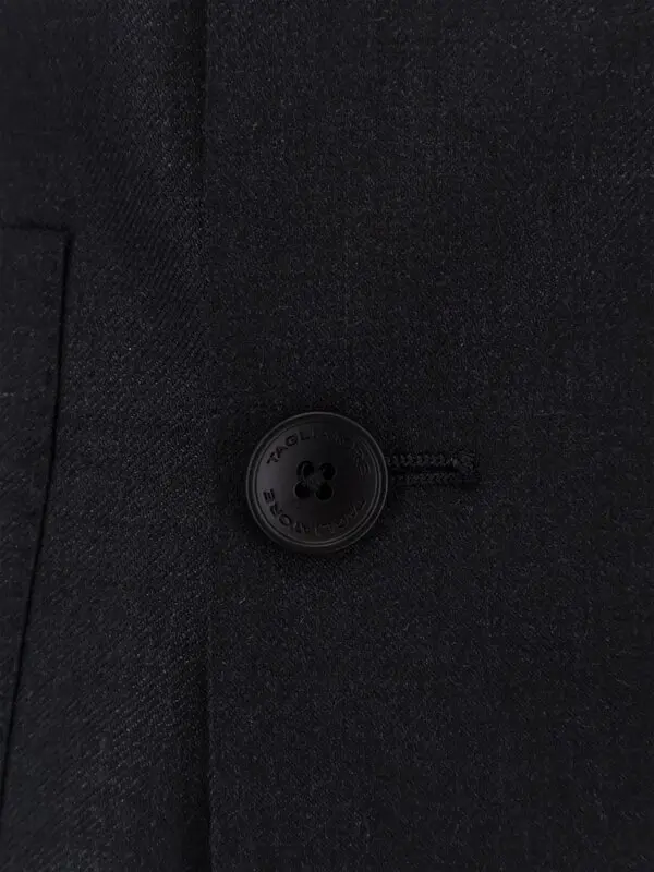 Tagliatore Double-breasted Virgin Wool Blend Blazer
