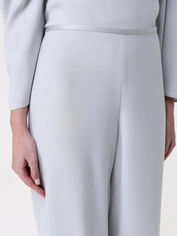 Emporio Armani Wide Leg Trousers - Grey